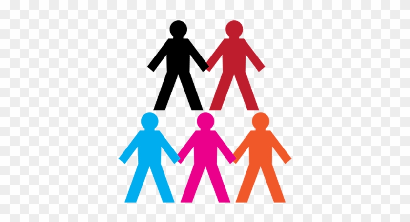 Illustration Of People Of Different Colors - Clip Art Different ...