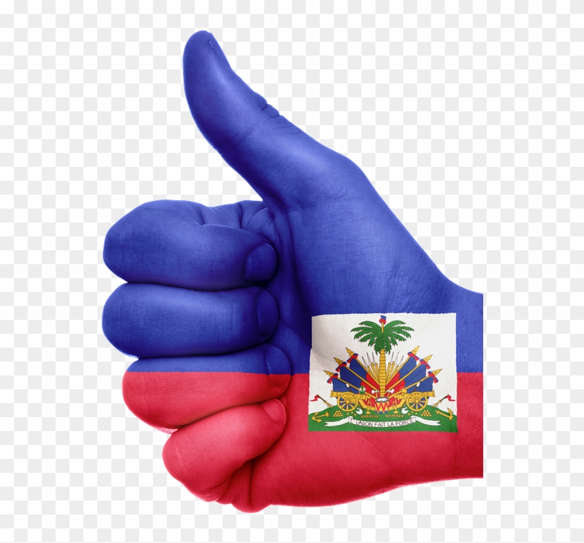 Haitian Flag Png - Haiti Hand - Full Size PNG Clipart Images Download
