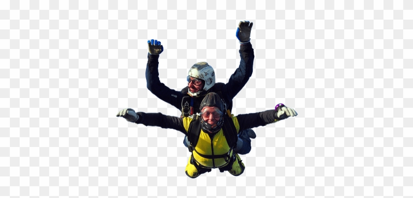 Tandem Parachute Jumpers - Base Jumping - Full Size PNG Clipart Images ...