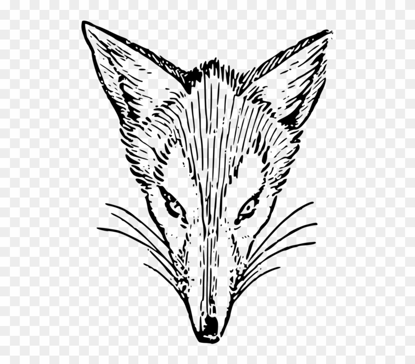 Drawing Fox Symbol Black And White Download - Drawing Fox Symbol Black ...
