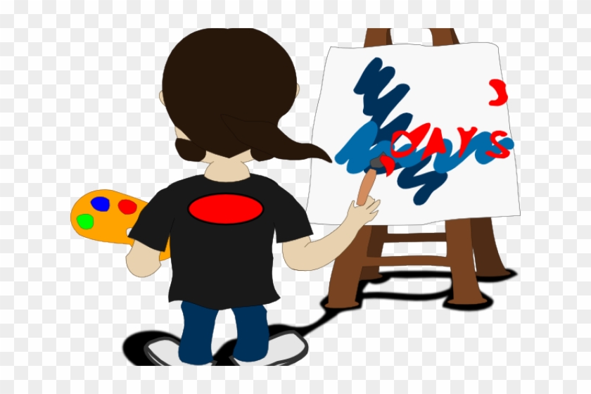 Painting Clipart Animated - Painter Clipart - Free Transparent PNG ...