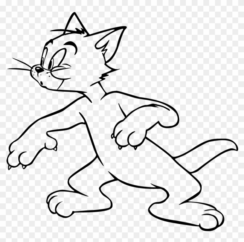 900 X 852 5 Tom And Jerry Line Art Full Size Png Clipart Images Download