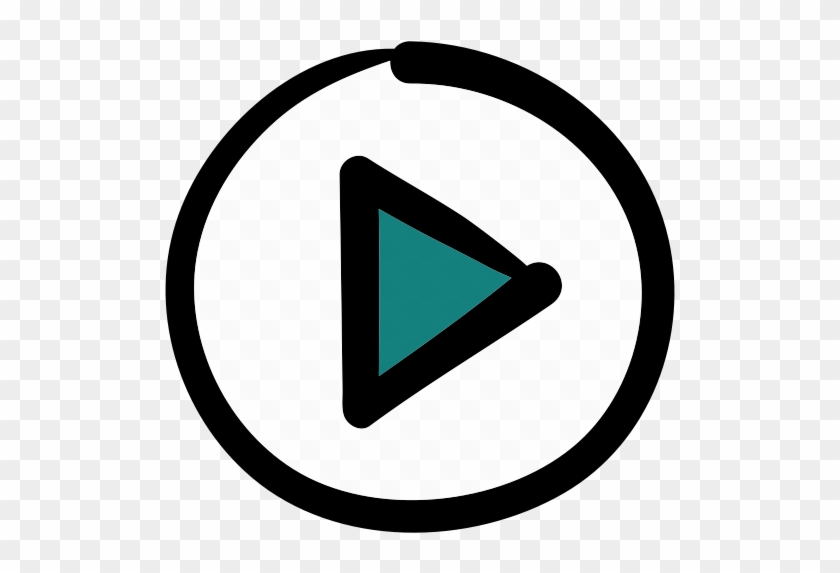 Bachelor Of Fine Arts Animation - Cartoon Play Button Png - Full Size ...