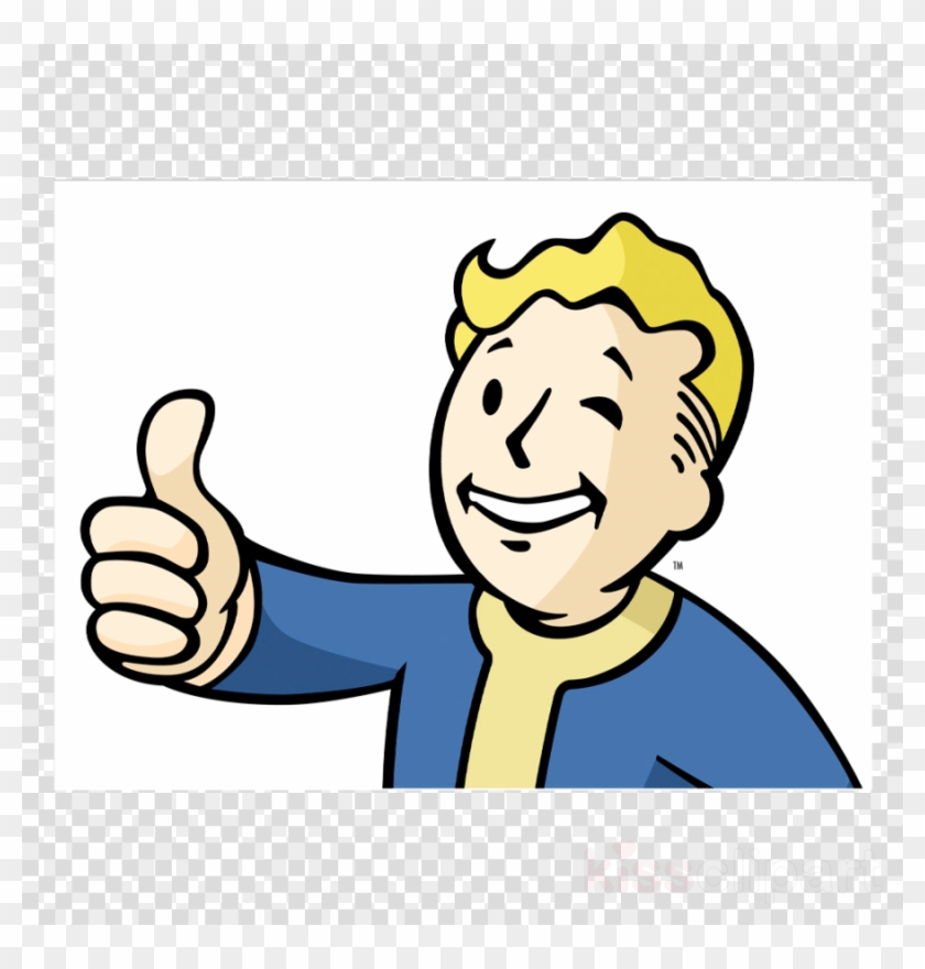 Fallout 4 Thumbs Up Clipart Fallout 3 Fallout - Vault Boy - Full Size ...