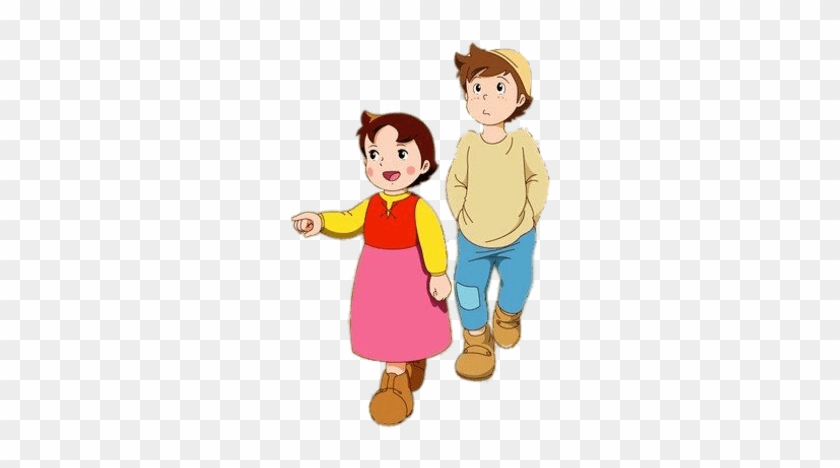 Download Heidi And Peter Transparent Png - Heidi With Peter - Full Size ...