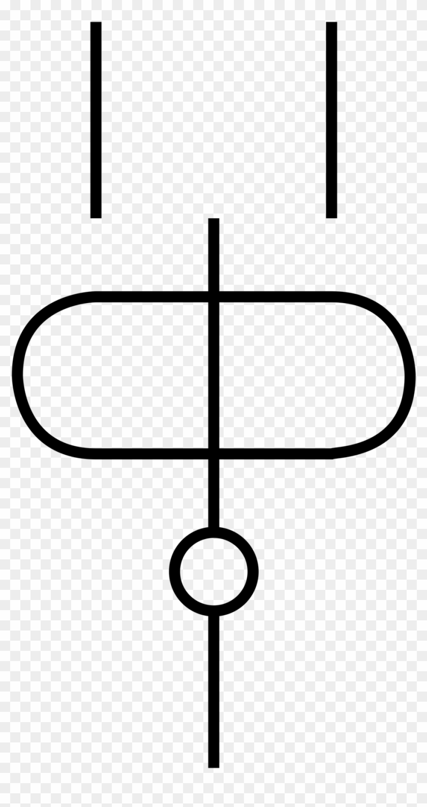 Symbol Large-size Component Switch Symbols Iec Misc - Cross - Full Size ...
