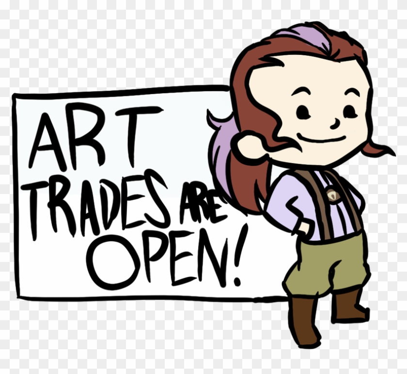 Art Trades Are Open By Noerumultiweaboo360 - Cartoon - Free Transparent ...