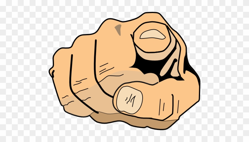 Embed This Clipart - Finger Pointing At You Transparent - Full Size PNG ...