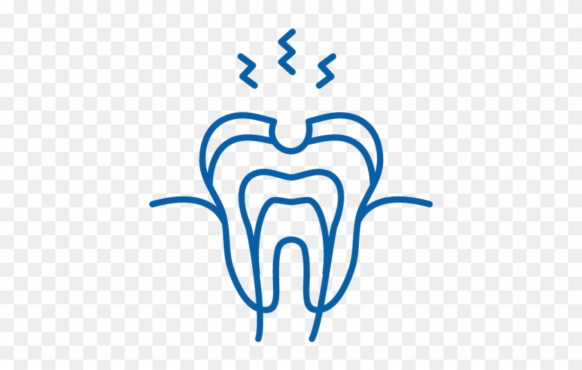 Icon Of A Damaged Tooth Ready For Restoration - Tooth Cavity Png - Full ...