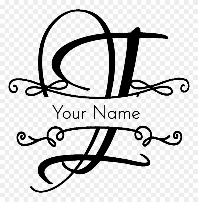 Free Monogram Fonts - Italy Word Art - Full Size PNG Clipart Images ...
