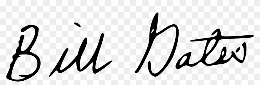 Bill Gates Signature , Png Download - Bill Gates Signature Analysis ...