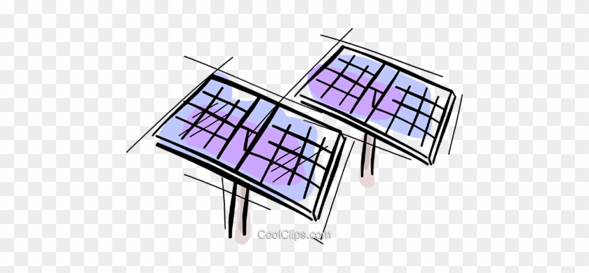 Solar Panels Royalty Free Vector Clip Art Illustration - Solar Panels ...
