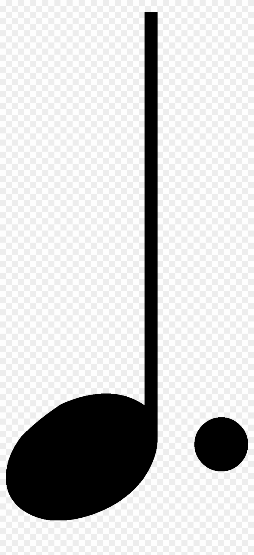 Clipart Music Quarter Note - Dotted Quarter Note Clip Art - Full Size ...