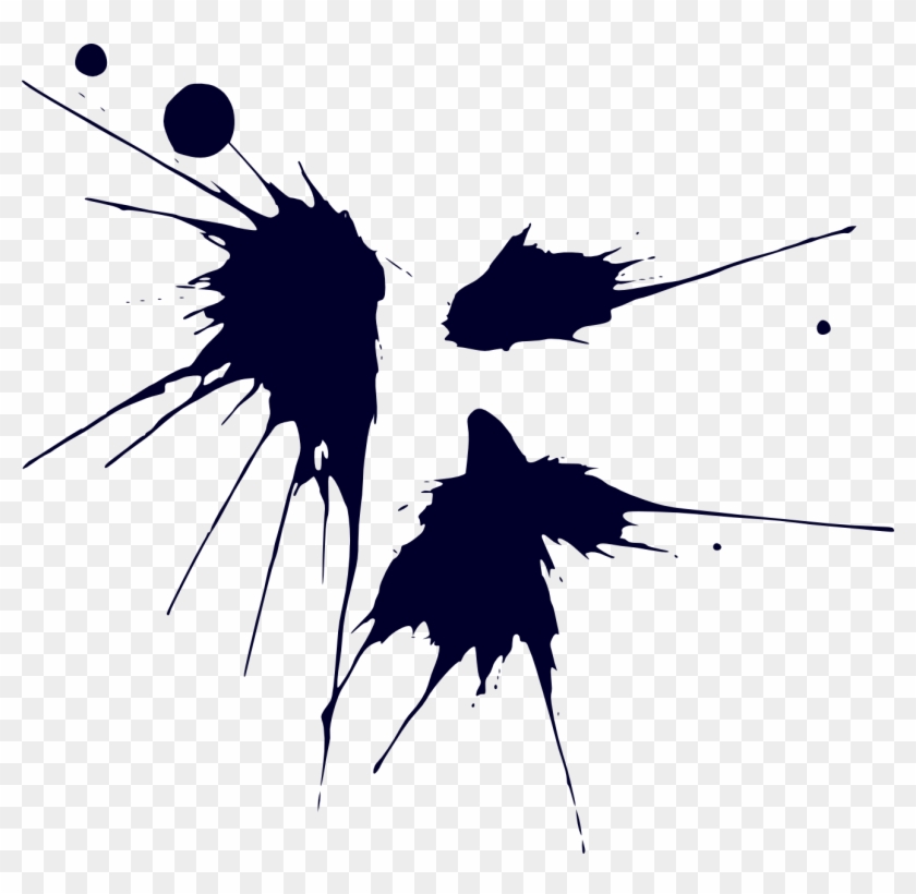 Ink Blot Painting - Illustration - Full Size PNG Clipart Images Download