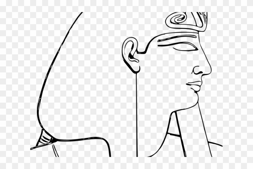 History Clipart Pharaoh - Line Art - Full Size PNG Clipart Images Download