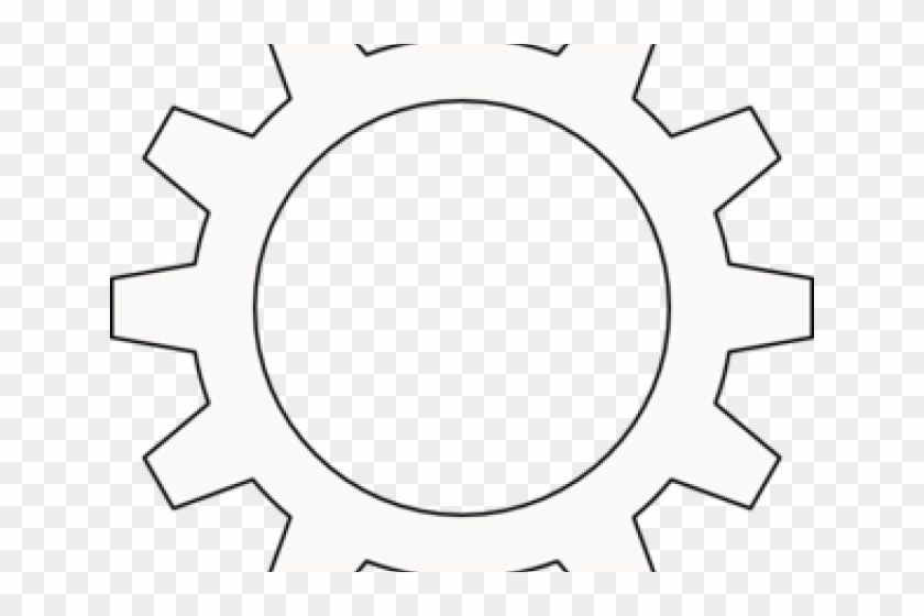 Single Clipart Cog - Cogwheel White Icon Png - Full Size PNG Clipart ...
