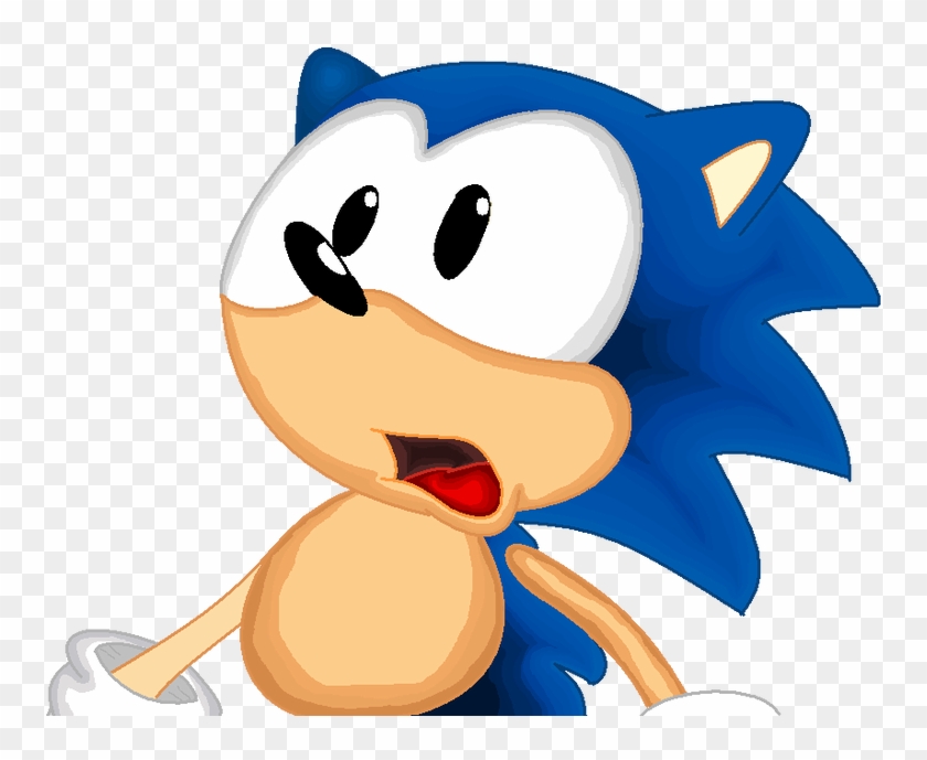 Sonic The Hedgehog Worried - Full Size PNG Clipart Images Download
