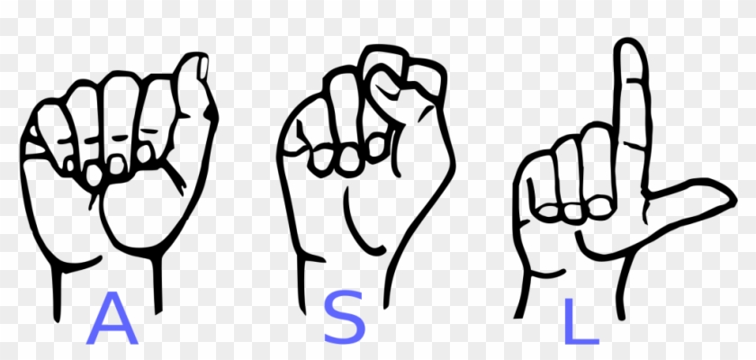 Details - American Sign Language - Full Size PNG Clipart Images Download