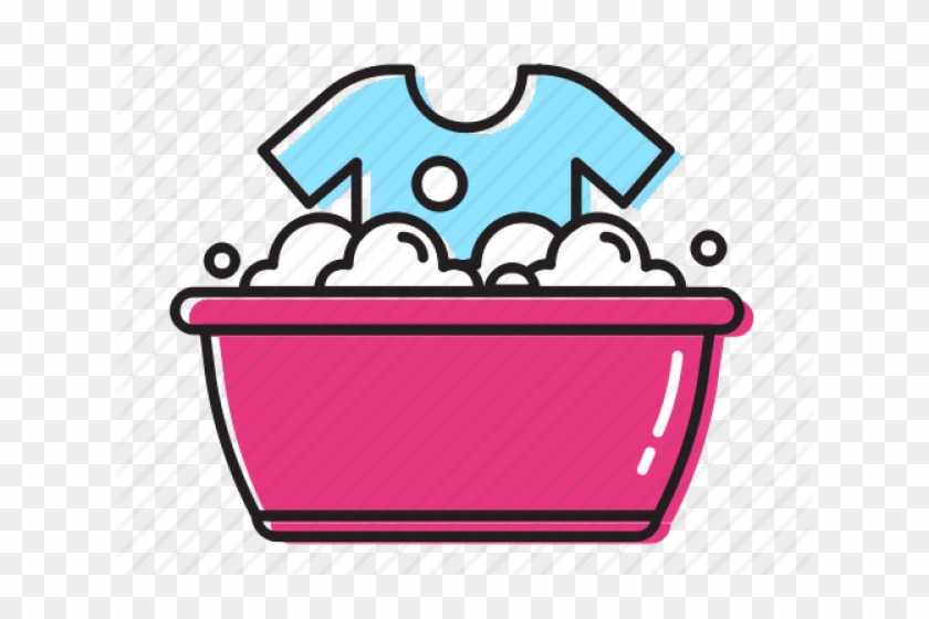 Icons Clipart Laundry - Hand Wash Clothes Icon - Full Size PNG Clipart ...