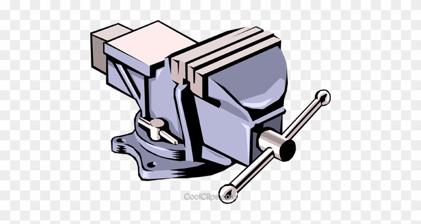 Workbench Vice Royalty Free Vector Clip Art Illustration - Bench Vice ...