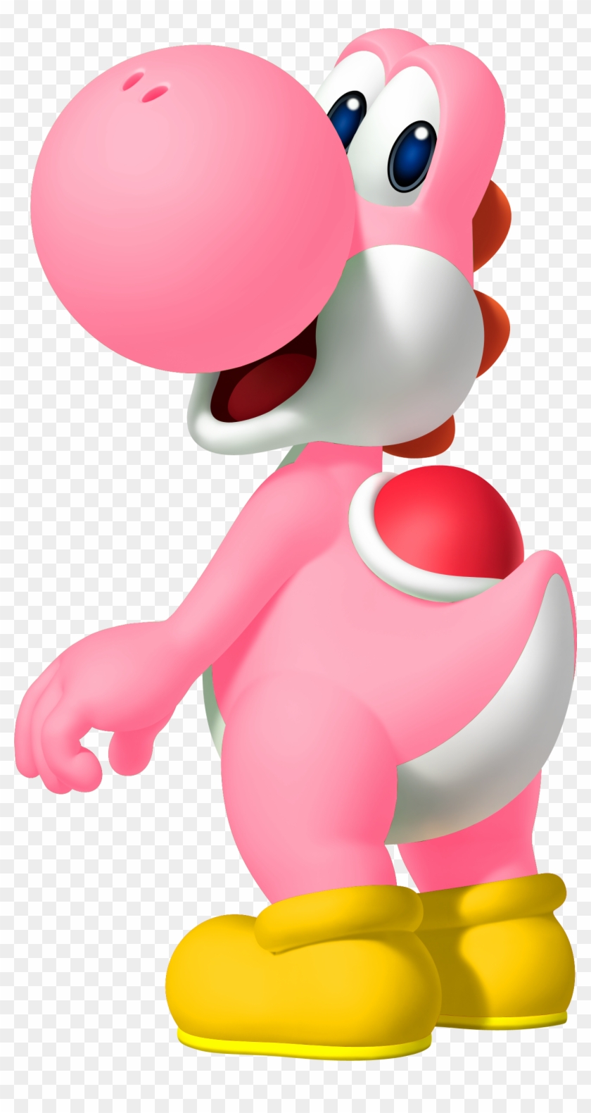 Yoshi Clipart Pink - Pink Yoshi Mario Kart - Full Size PNG Clipart ...
