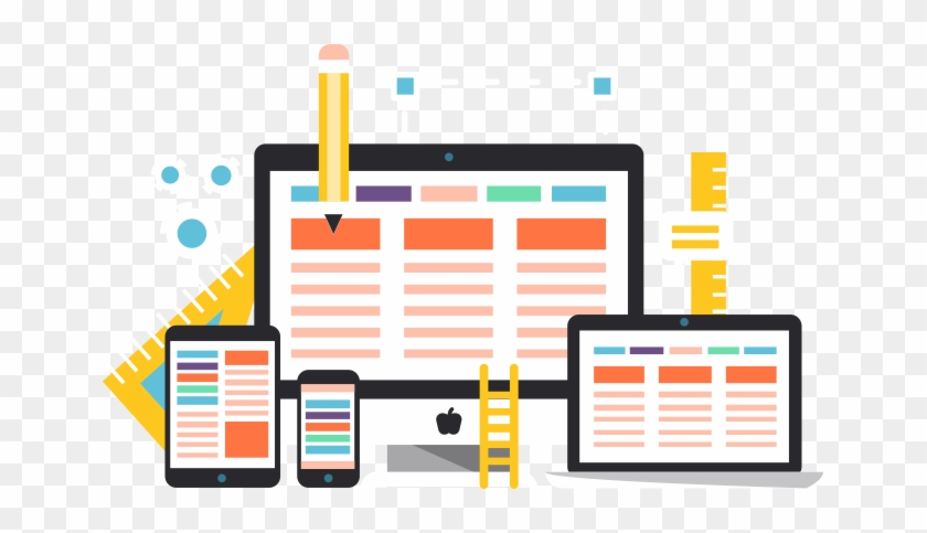 Professional Website Design - Web Designing Vector Png - Full Size PNG ...