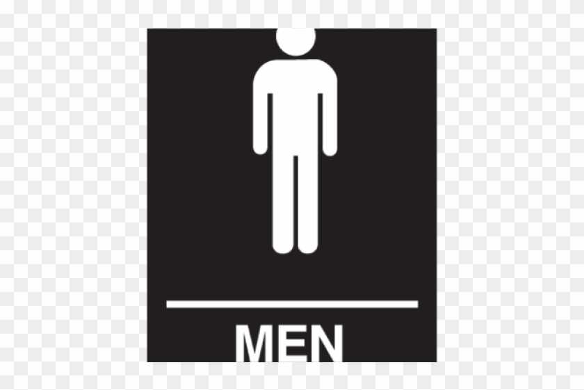 Bathroom Clipart Men's - Mens Bathroom Sign Png - Full Size PNG Clipart ...