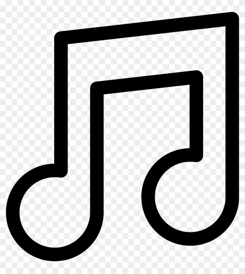 916 X 982 2 - Nota Musical Corchea Para Colorear - Full Size PNG ...