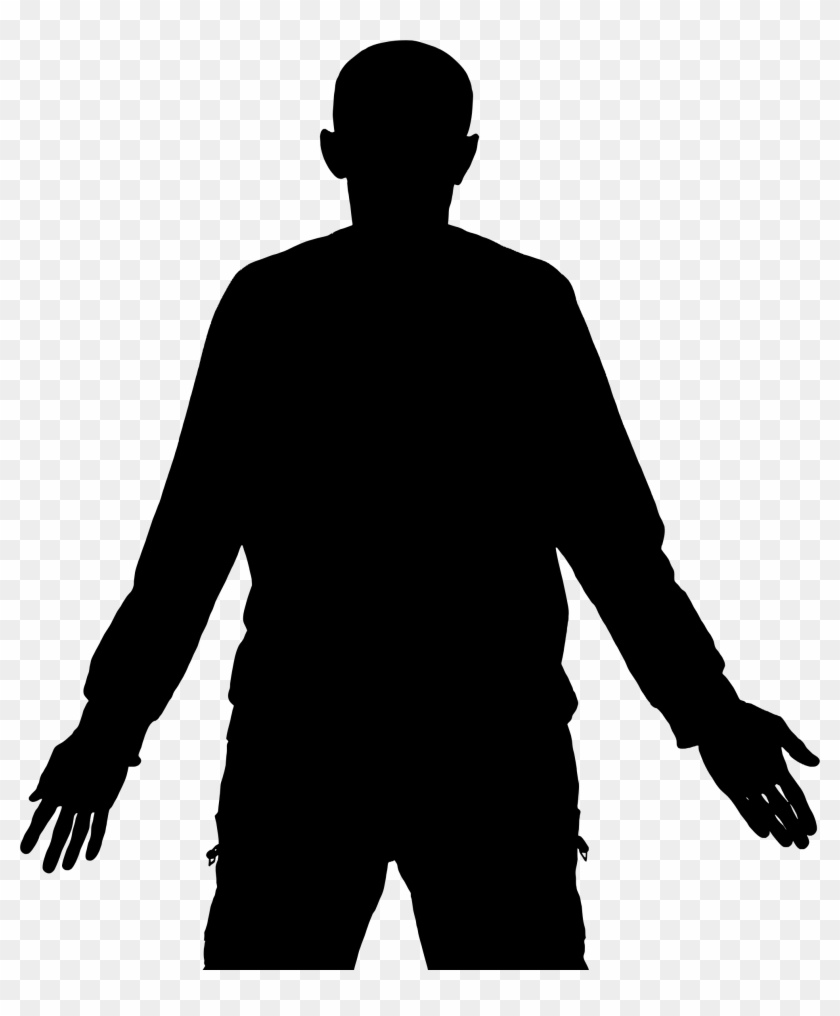 Clipart - Arms Out Silhouette - Full Size PNG Clipart Images Download