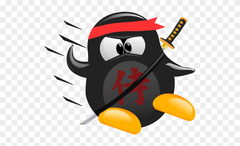 Tux Ninja - Ninja - Full Size PNG Clipart Images Download
