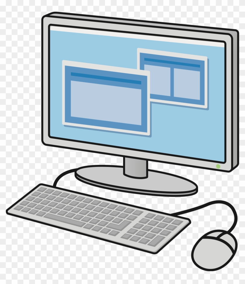 Big Image - Desktop Computer Clipart - Full Size PNG Clipart Images ...