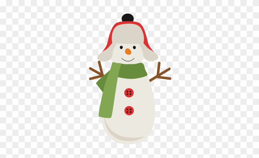 Snowman Svg Scrapbook Cut File Cute Clipart Files For - .com - Full ...