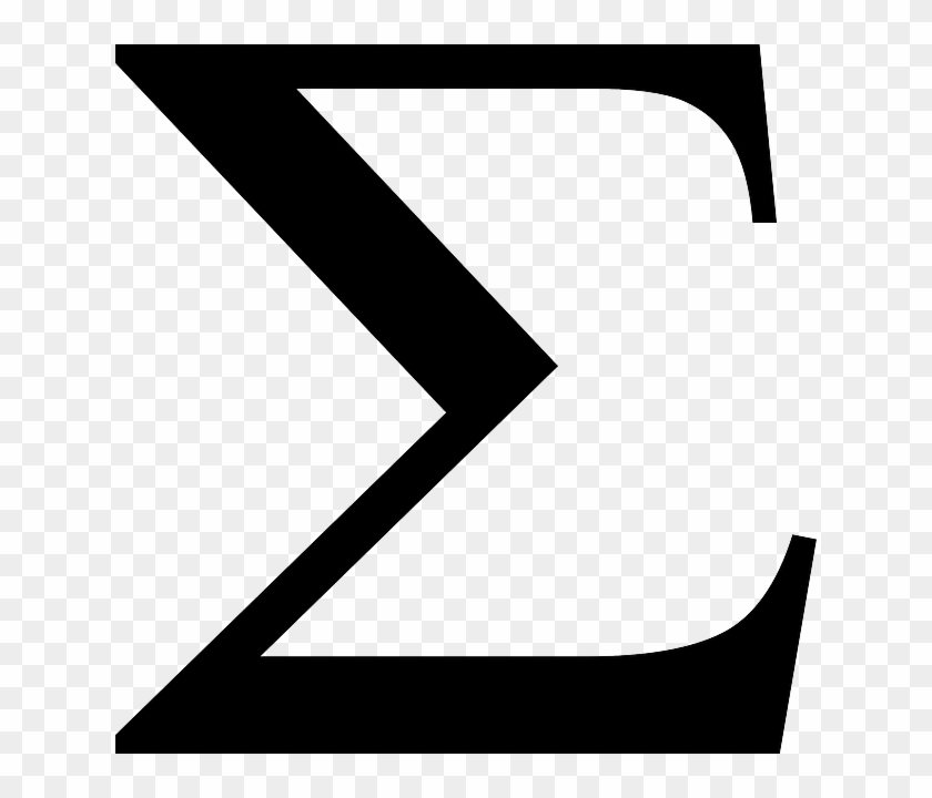 Mathematics Symbol, Math, Sig, Sum, Mathematics - Sigma Png - Full Size ...