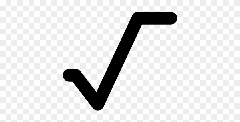 Square Root Mathematical Symbol Vector - Square Root Symbol Png - Full ...