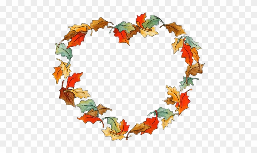 Page Borders, Borders And Frames, Fall Images, Frame - Leaf Heart ...
