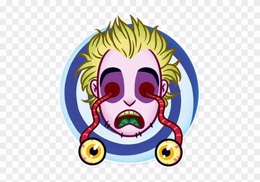 “beetlejuice” Stickers Set For Telegram - Cartoon - Full Size PNG ...