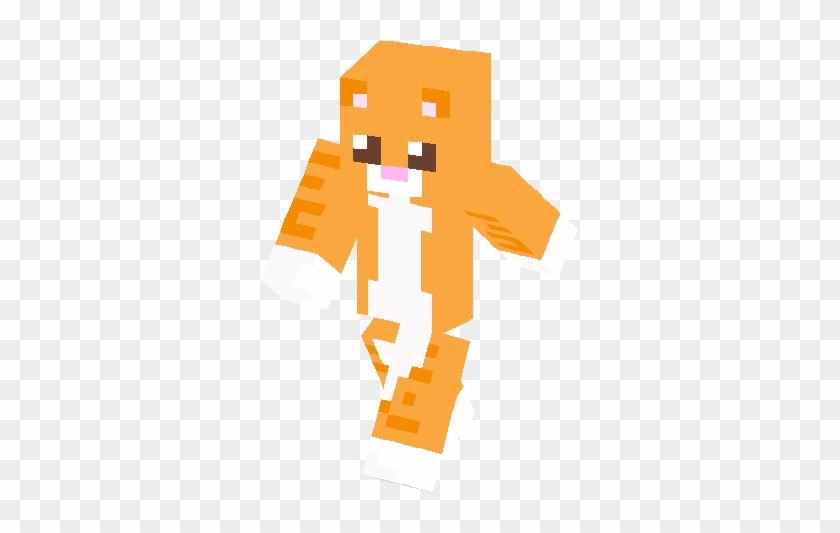 Orange Cat Skin - Minecraft Cat Skin Pe - Full Size PNG Clipart Images ...