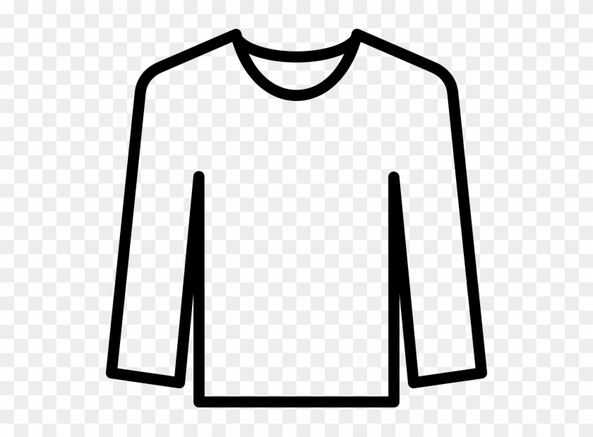 Long Sleeve Shirt Icon - Full Size PNG Clipart Images Download