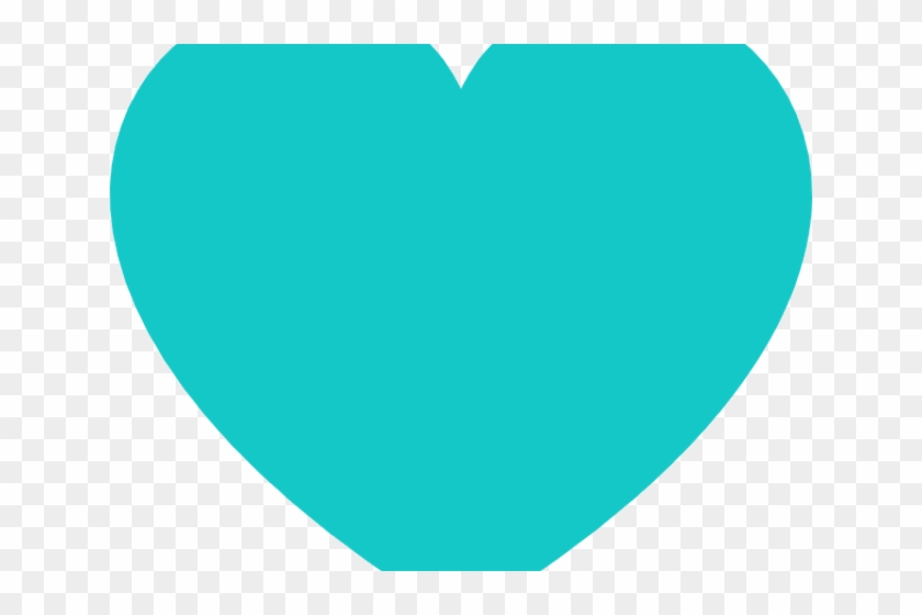 Teal Heart Cliparts - Transparent Cyan Heart - Free Transparent PNG ...