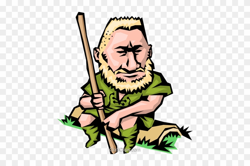 Cartoon Little John Royalty Free Vector Clip Art Illustration ...