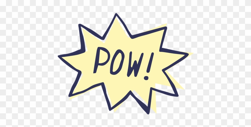 Pow Cartoon Comic Slang Transparent Background - Pow Transparent - Full ...