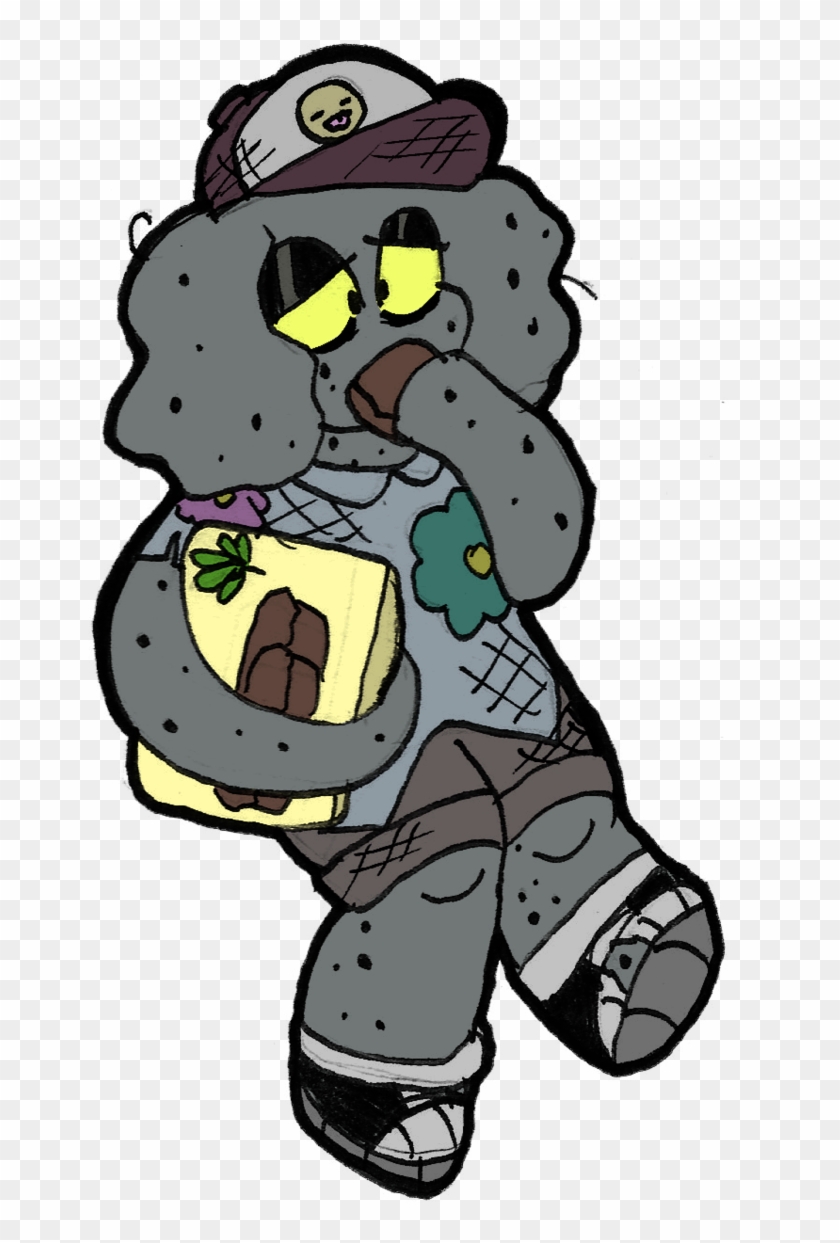 Weed Zombie By Vaportrap On Deviantart - Cartoon - Full Size PNG ...