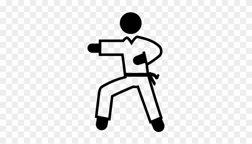 Karate Vector - Sports Icons Karate - Full Size PNG Clipart Images Download