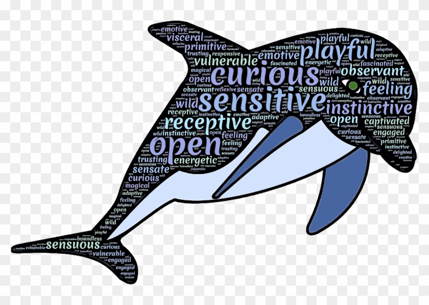 Dolphines Clipart Dolphin Word - Dolphin Typography - Full Size PNG ...