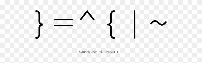 Symbols Chat Evil Inverted - Symbols Chat Evil Inverted - Full Size PNG ...