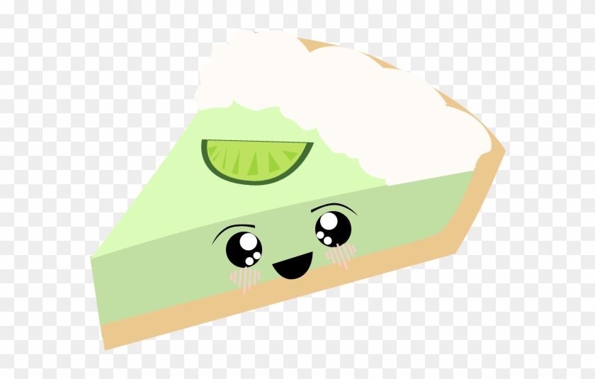 Pie Clipart Kawaii - Animated Key Lime Pie - Full Size PNG Clipart ...