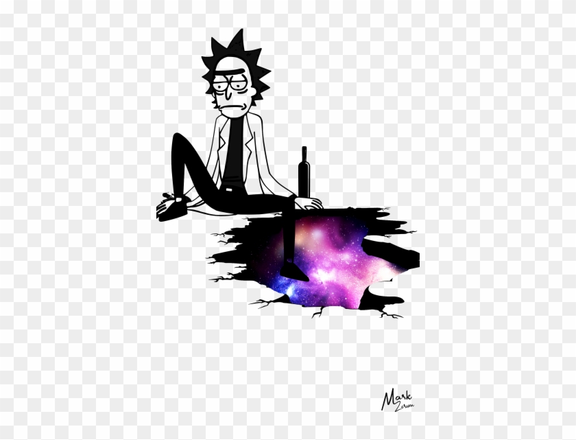Rick Sanchez Sad Rick And Morty - Caderno Rick And Morty - Full Size ...