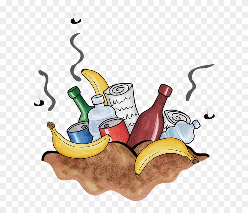 Landfill - Food Waste Cartoon Png - Full Size PNG Clipart Images Download