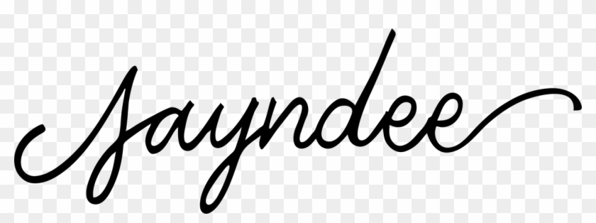 Jayndee Jayndee Jayndee - Calligraphy - Full Size PNG Clipart Images Download