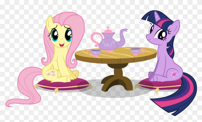 Tea Time With Fluttershy And Twilight By Tomfraggle - Twilight Sparkle ...